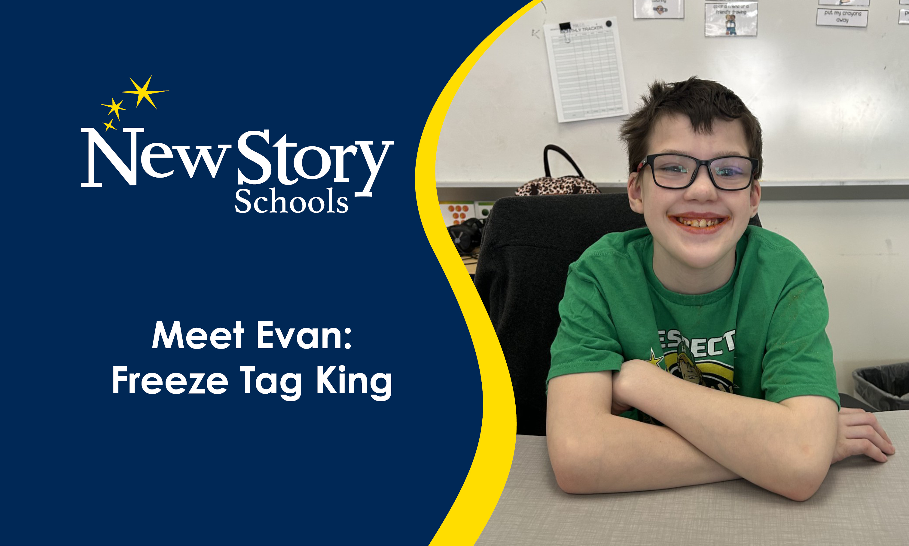 Meet Evan: Freeze Tag King | New Story Schools
